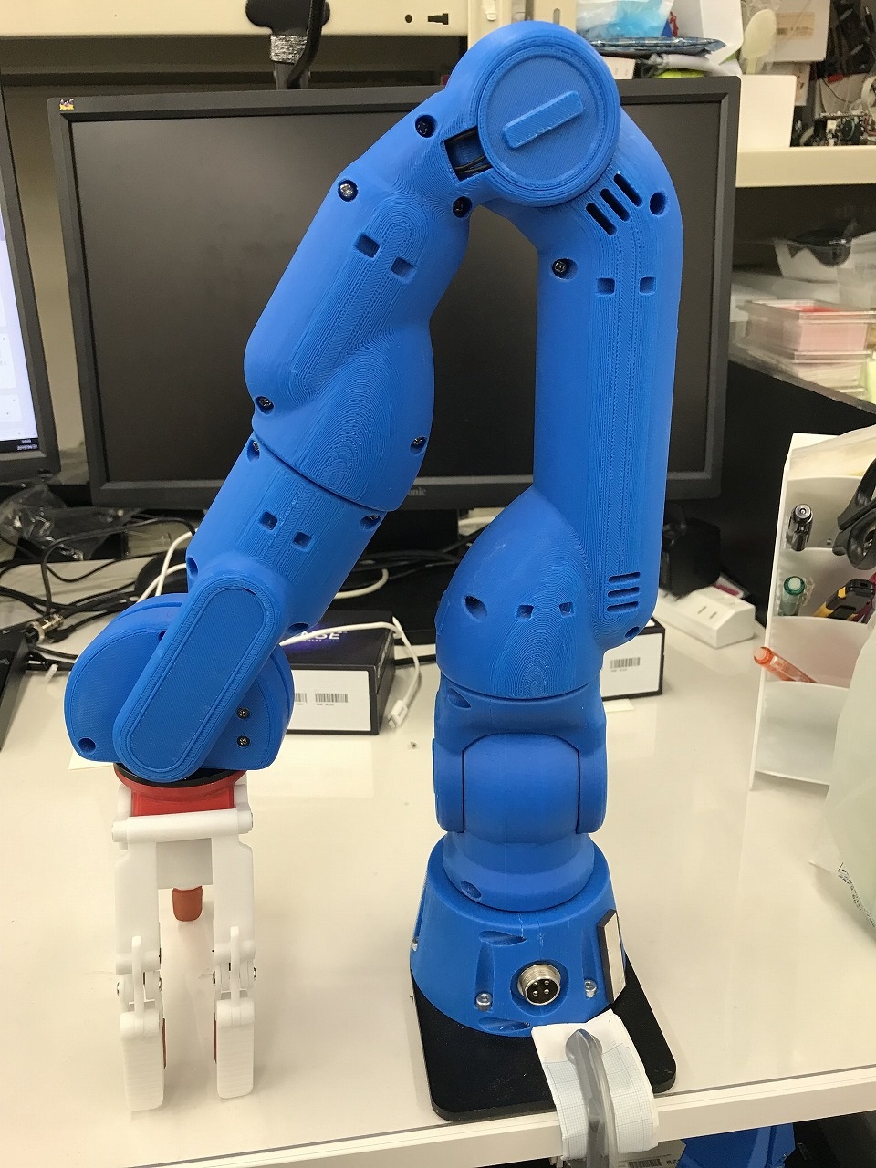 CRANE-X7用ハンド開発（四節リンク編）part3 | アールティ ヒューマノイドロボットブログ