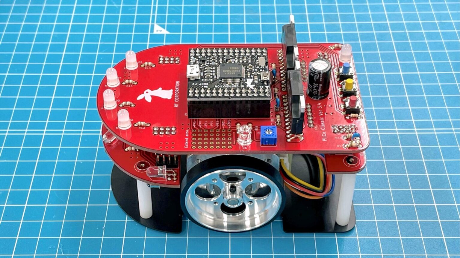 Pi:Co Classic3と社内研修のご紹介 – マイクロマウス研修（鍬形）Part 1 | アールティ 移動型ロボットブログ