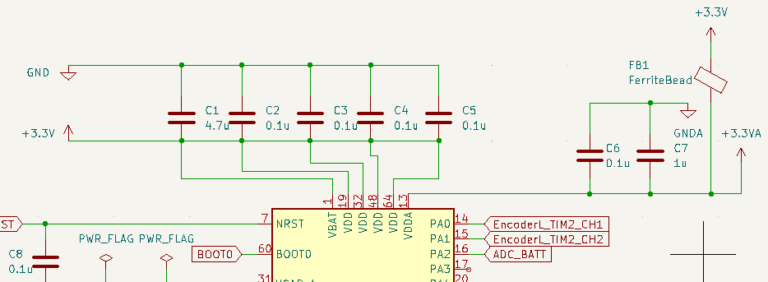 STM32のデータシートを参考にマイコン周りの回路設計をする– はしもとの自作マウス研修 Part16 | アールティ 移動型ロボットブログ