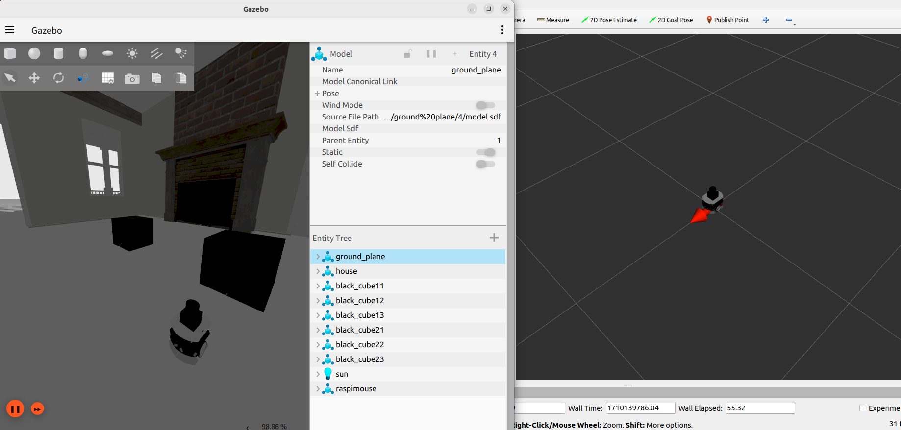 Raspberry Pi MouseのシミュレータパッケージROS 2版にSLAM&Navigationサンプルを追加しました | アールティ 移動型ロボットブログ