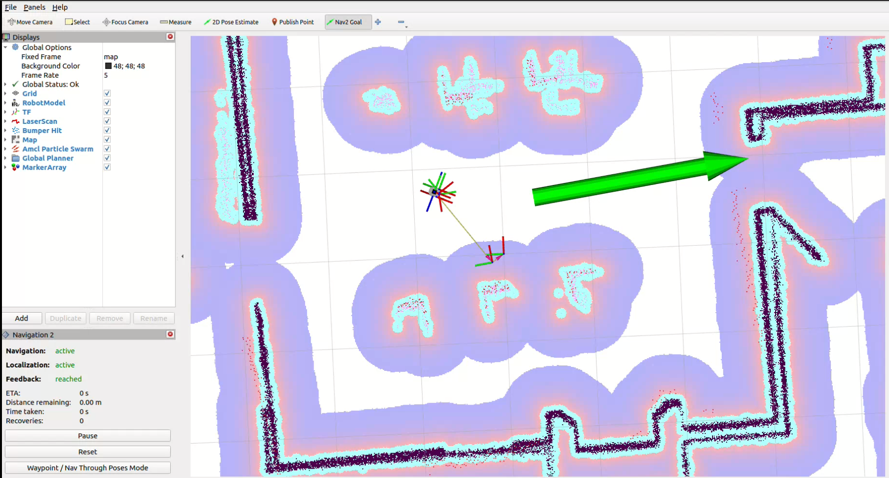 Raspberry Pi MouseのシミュレータパッケージROS 2版にSLAM&Navigationサンプルを追加しました | アールティ 移動型ロボットブログ